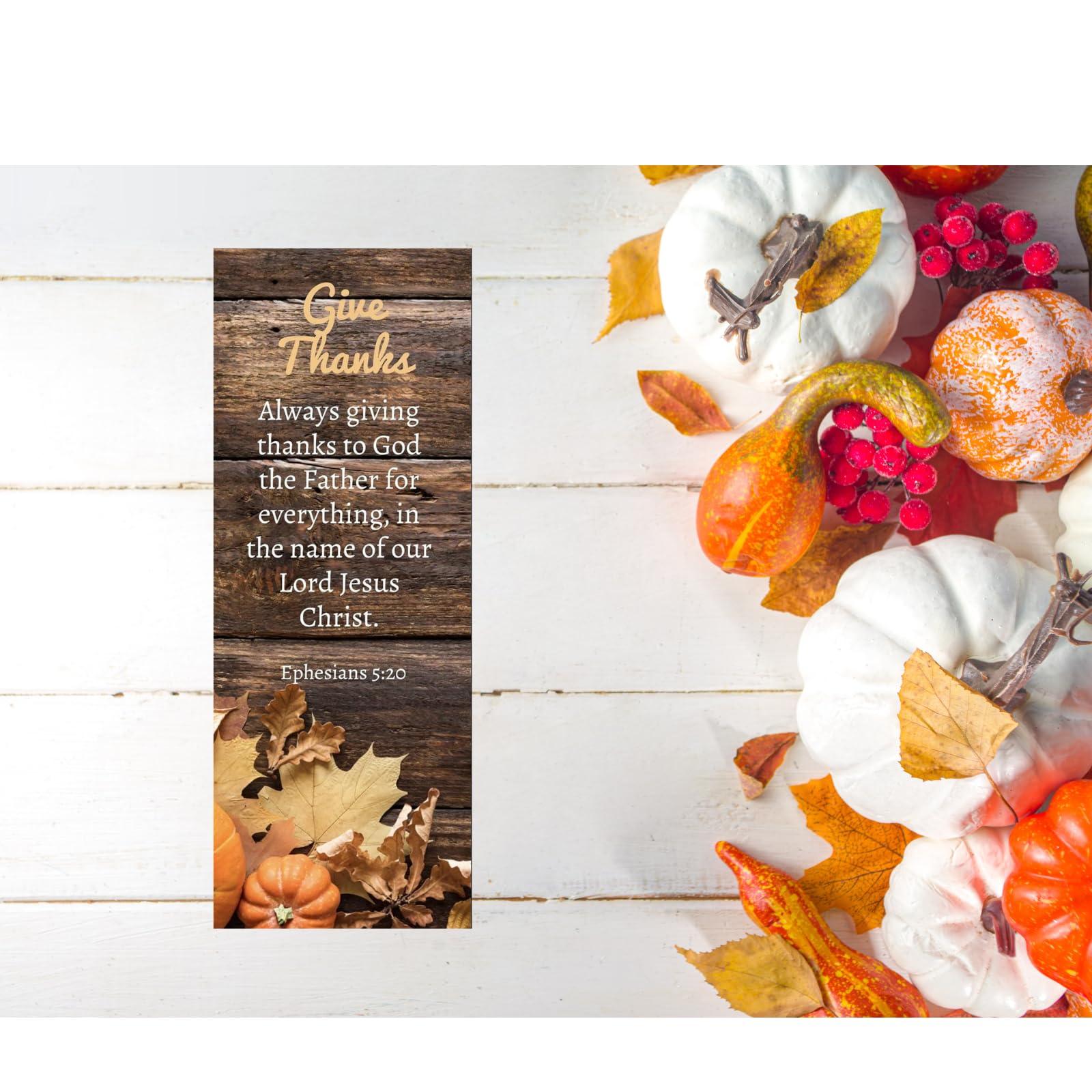 Happy Thanksgiving 100 Thanksgiving Bookmarks With Bible Verse - Give ...