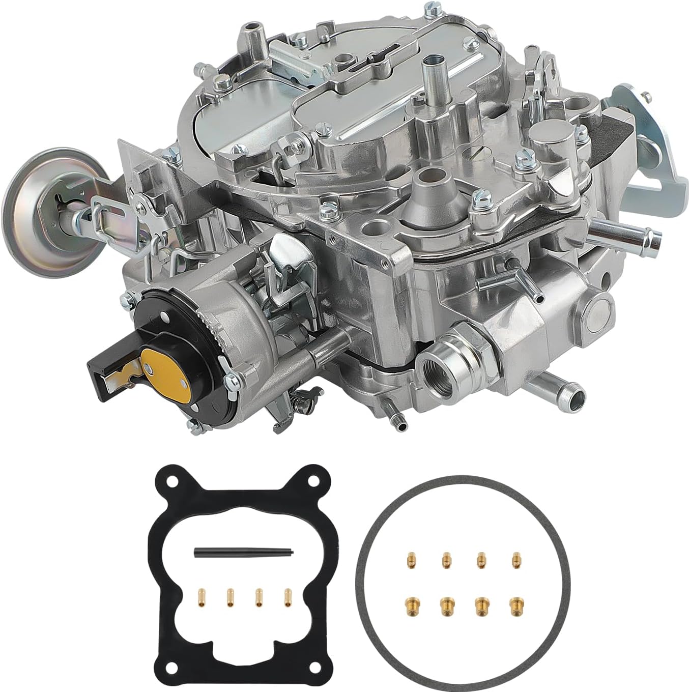 Amazon.com: 4 Barrel Carburetor Replacement for Rochester Quadrajet 650 ...