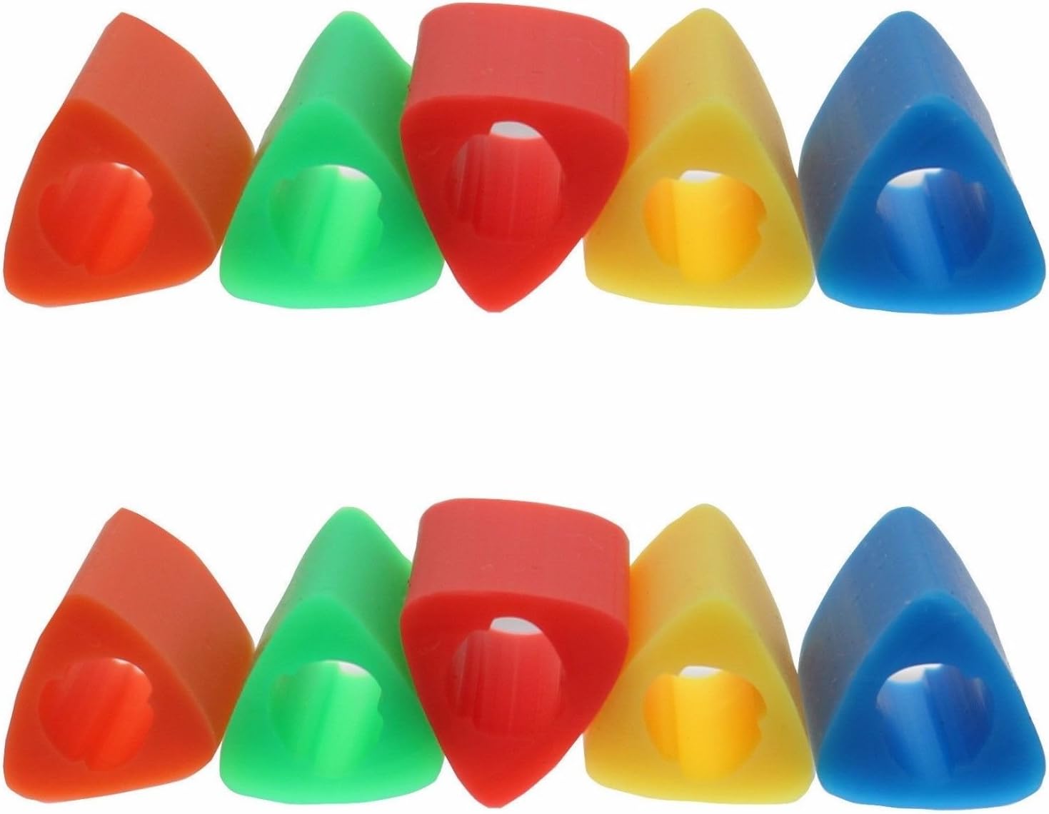 Amazon.com: Bestee 12 Jumbo Triangular Pencil Grips No Roll Left Right ...