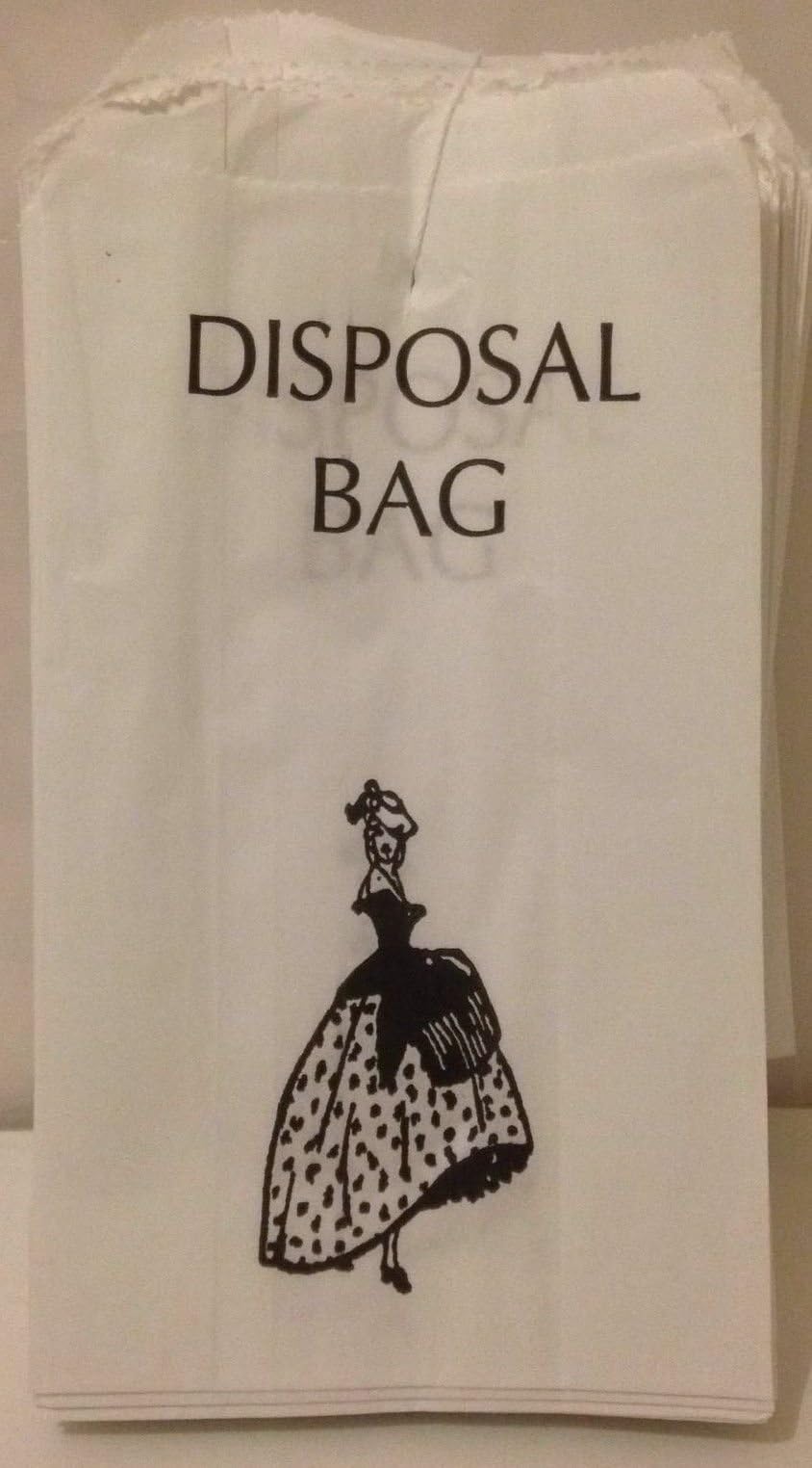 Washroom Hub Sanitary Bin Liner Bags - Hygienic Polythene Bags for 20L ...