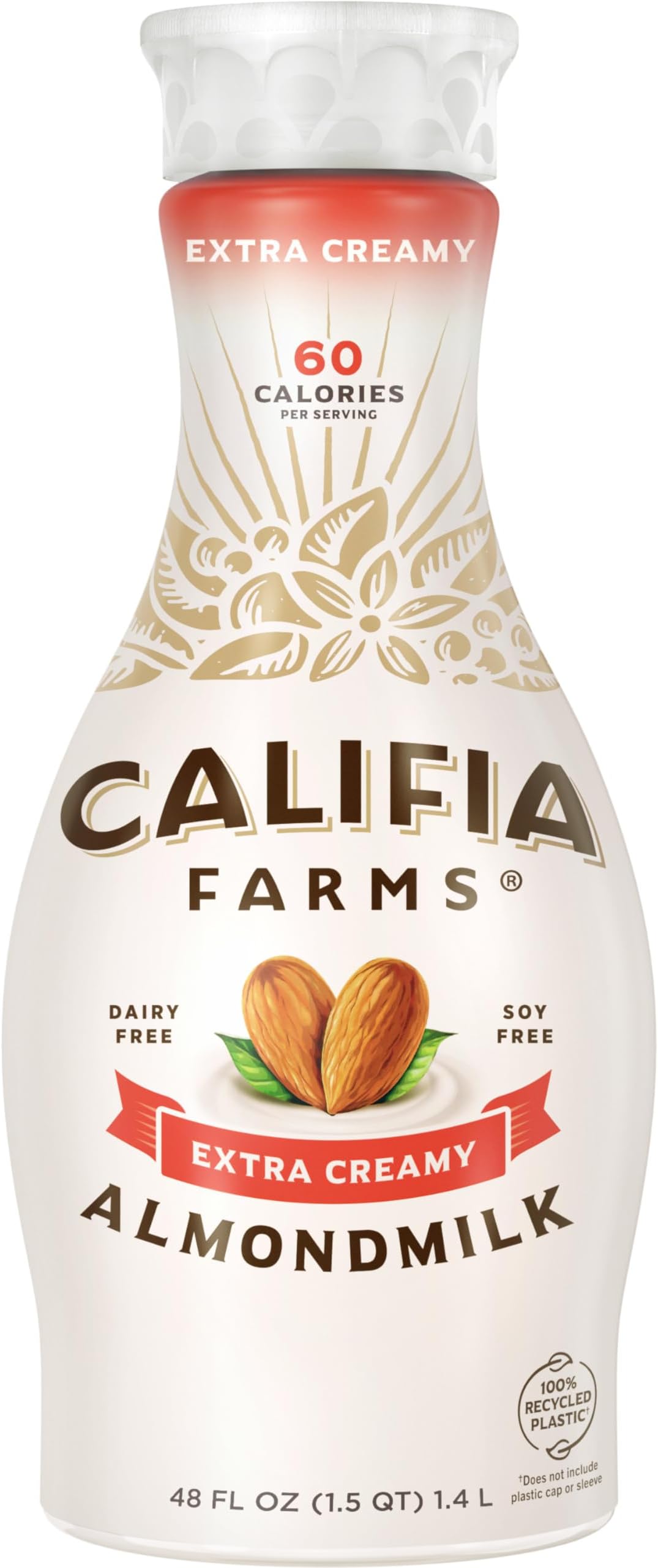Amazon.com: Califia Farms - Extra Creamy Almond Milk, 48 Oz, Dairy Free ...