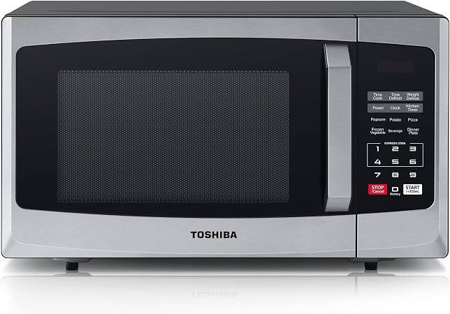 Toshiba 800w 23L Microwave Oven with Digital Display, Auto Defrost, One ...