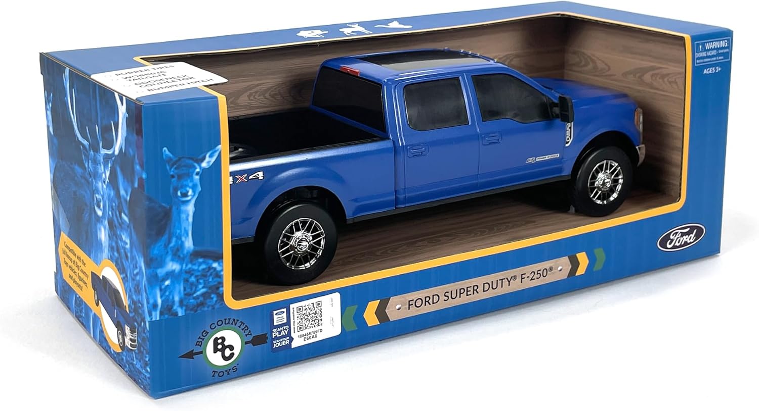 Amazon.com: Big Country Toys Realistic Ford® Truck Toy & Trailer Hitch ...
