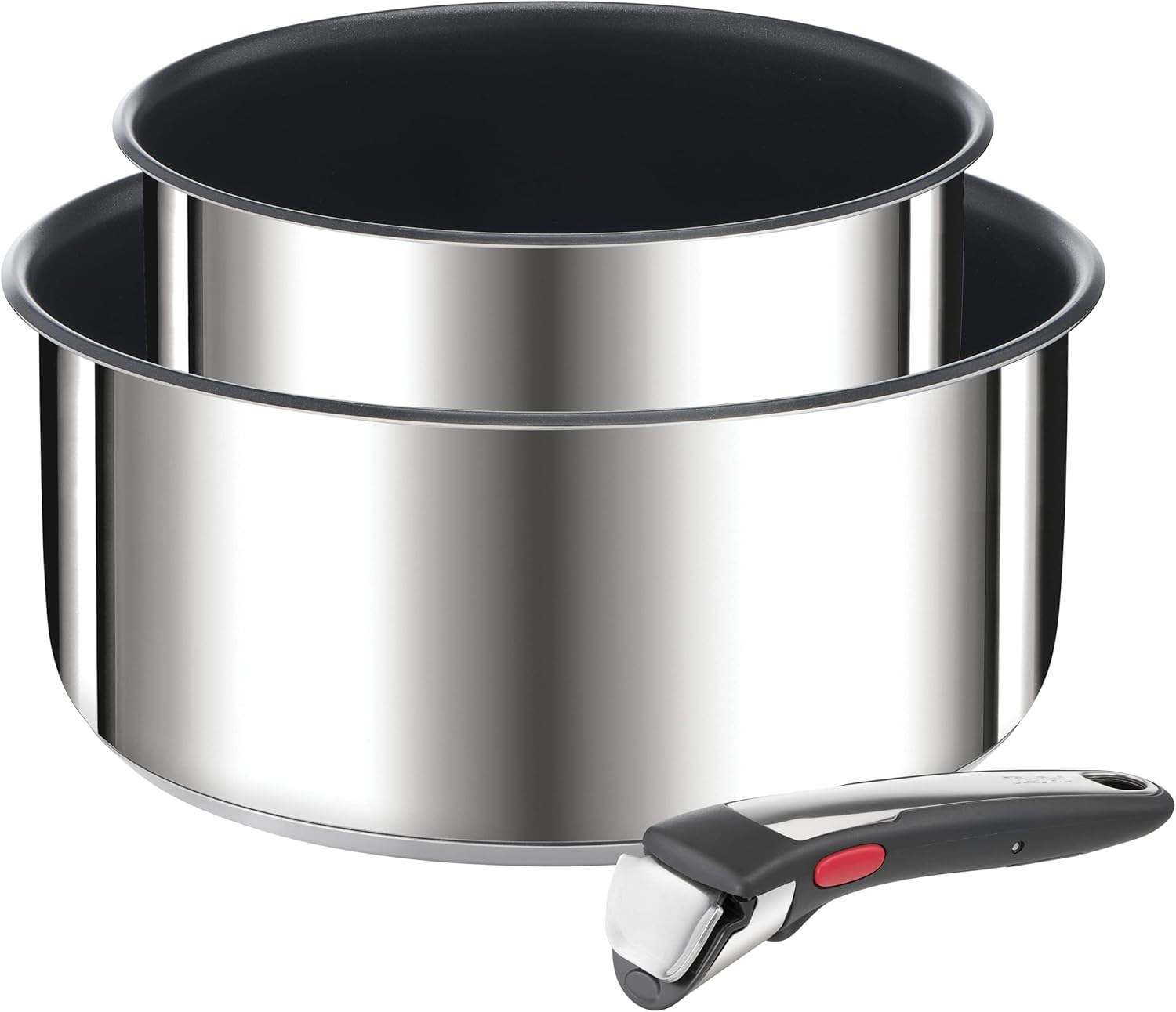 Tefal Ingenio Preference On L9748902 3-Piece Cookware with 16/20 cm Pots and 1 Removable Handle ...