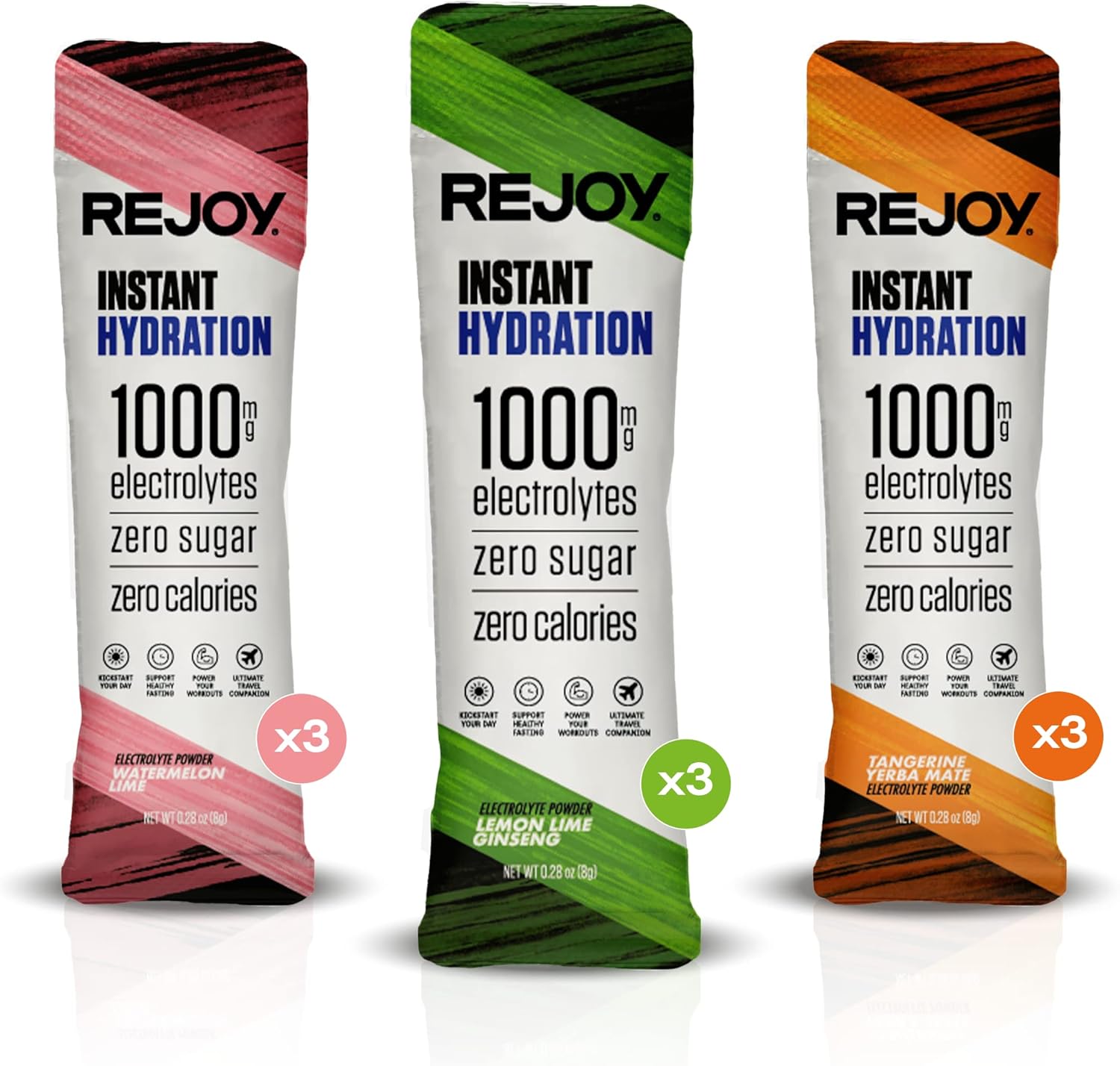 Amazon.com: REJOY Sugar Free Electrolytes Powder Packets - Keto Paleo ...