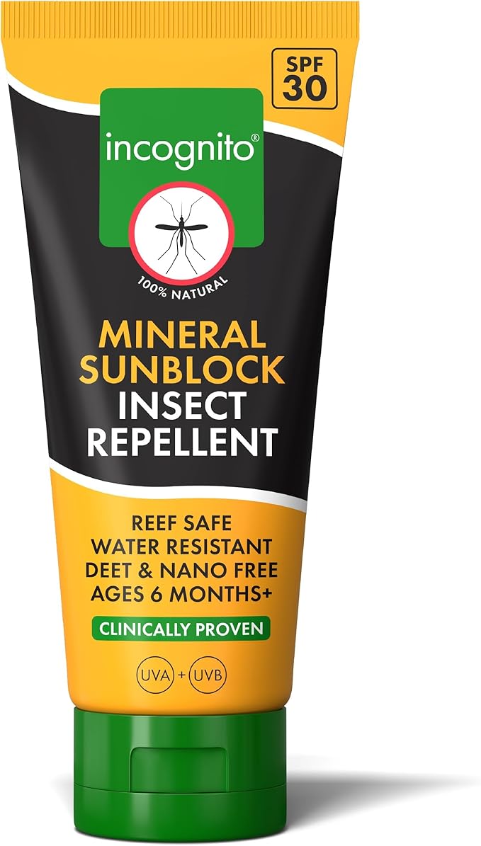 Incognito Sunblock Insect Repellent - SPF30 100ml - 3 in 1 Sunblock ...