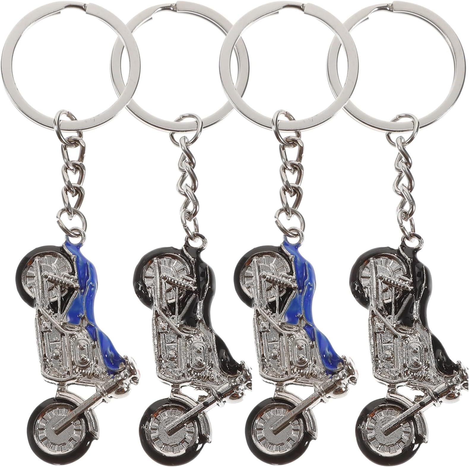 Amazon.com: BDZMC Metal Motorcycle Key Chain, 3D Motorcycle Key Ring ...