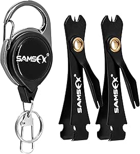 SAMSFX Fishing Knot Tying Tool, Fly Fishing Tippet Cutter, Fishing Line ...