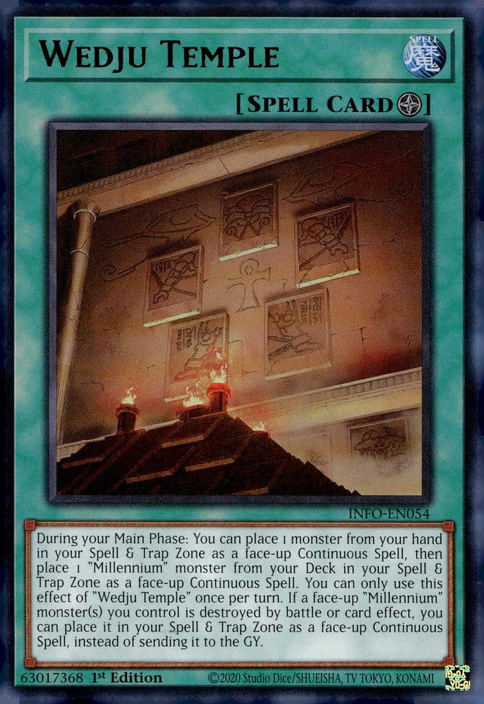 Amazon.com: Wedju Temple - INFO-EN054 - Ultra Rare - 1st Edition