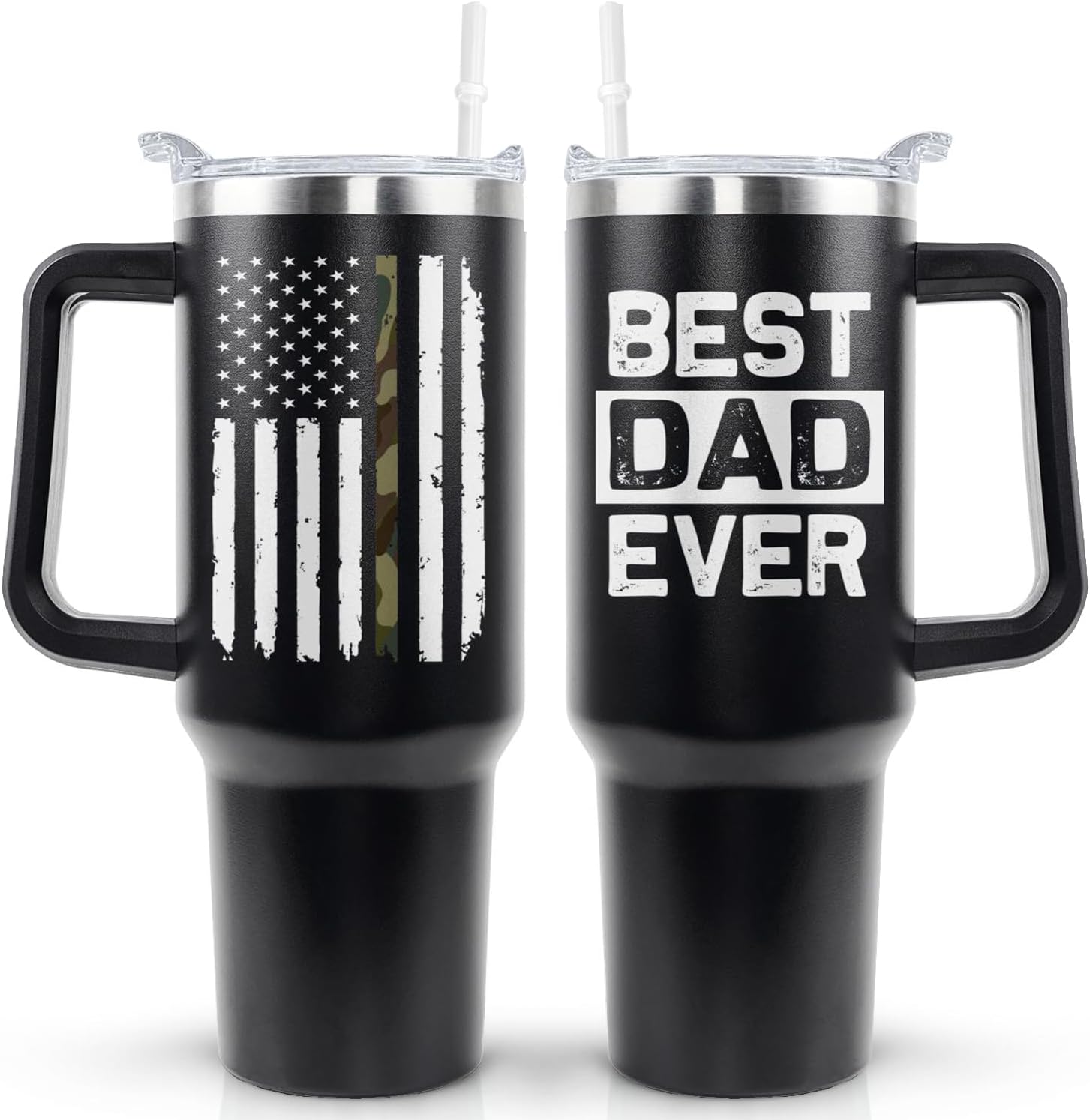Amazon.com | Best Dad ever Gifts for Dad 40 OZ Tumbler Cup Fathers Day ...