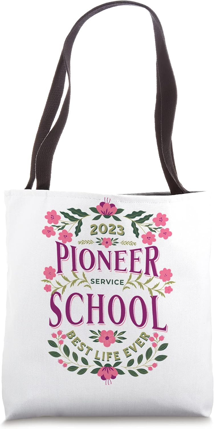 Amazon.com: 2023 Pioneer School Jehovah's Witnesses JW Org Pioneer Tote ...