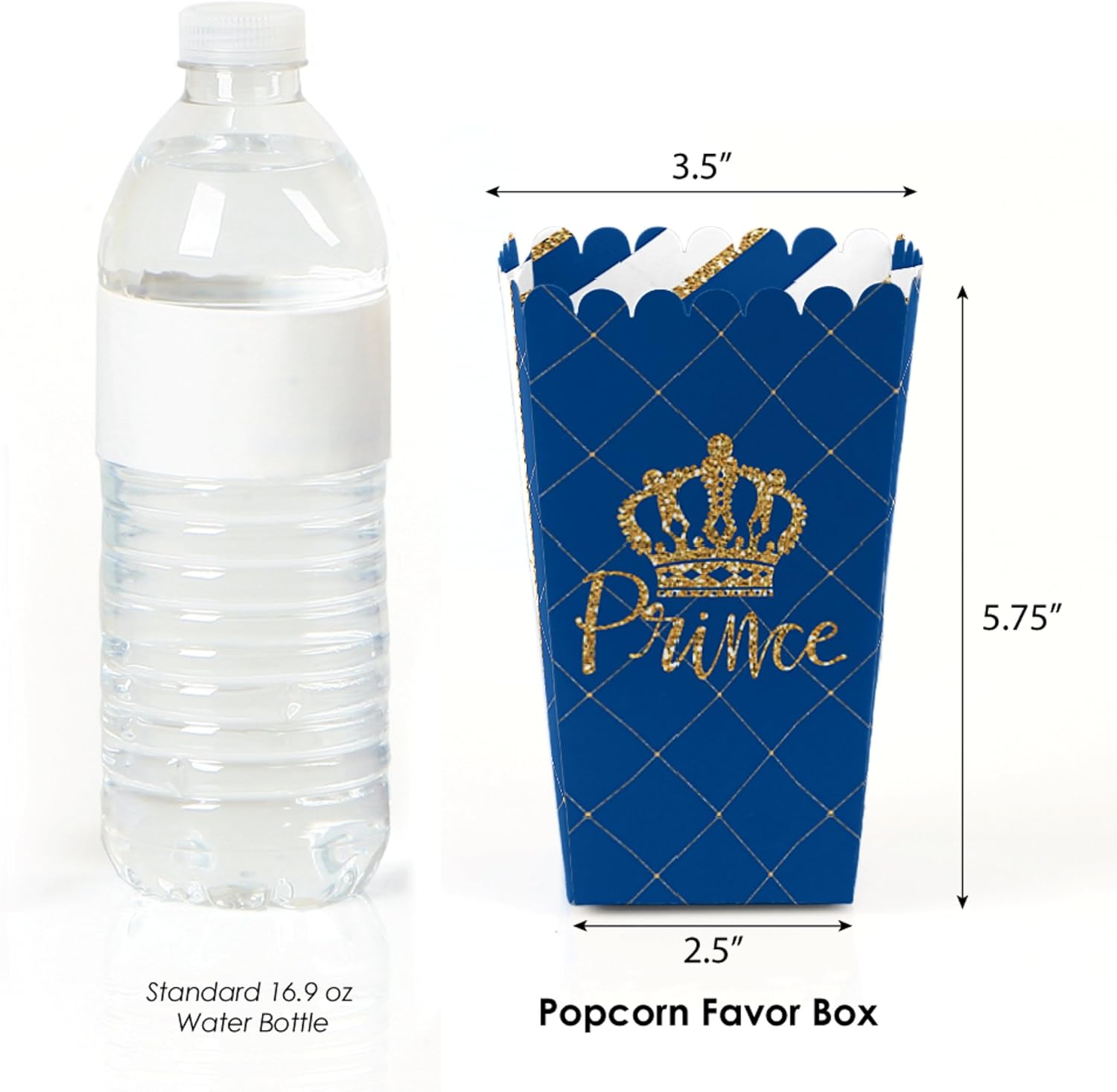 Big Dot of Happiness Royal Prince Charming – Baby Shower or Birthday ...