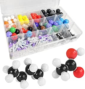 Amazon.com: 444 Pcs Organic Chemistry Model Kit for Organic and ...