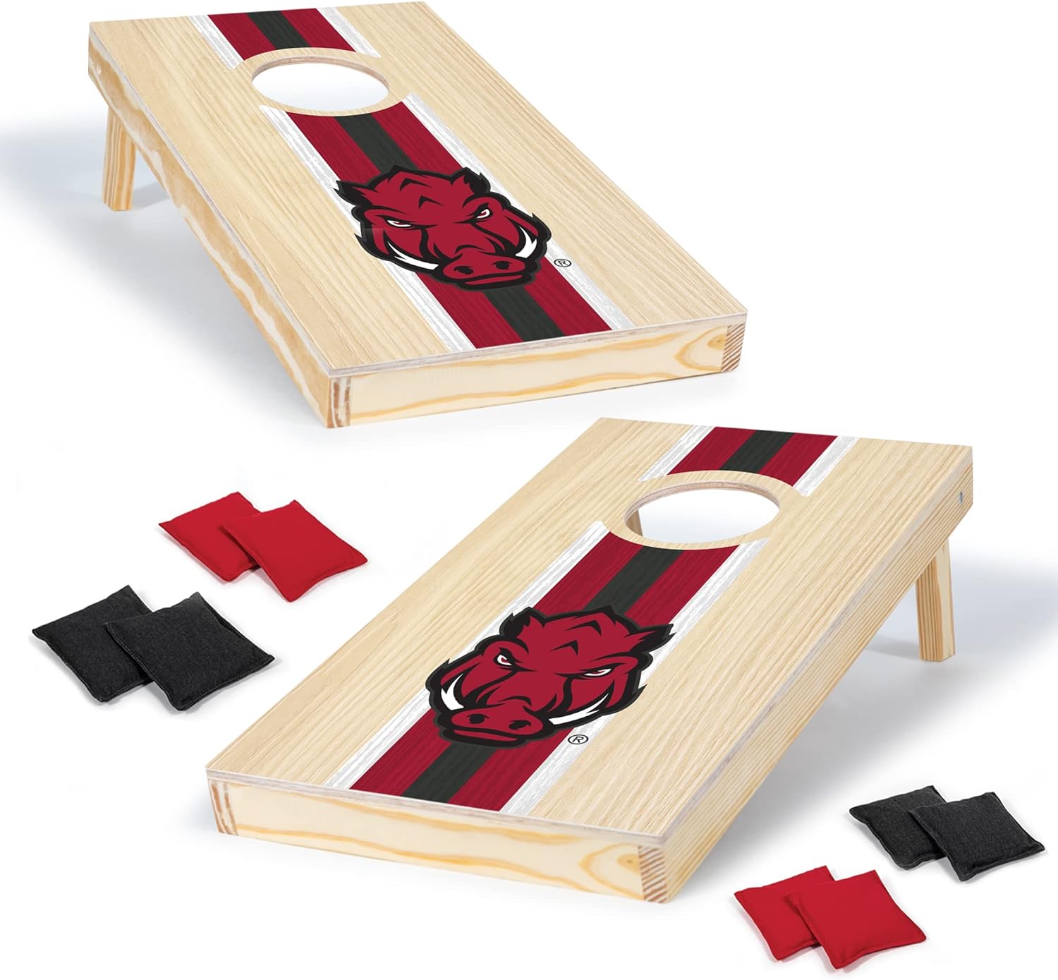 Amazon.com : Wild Sports Arkansas Razorbacks 1' x 2' Travel Size Solid ...