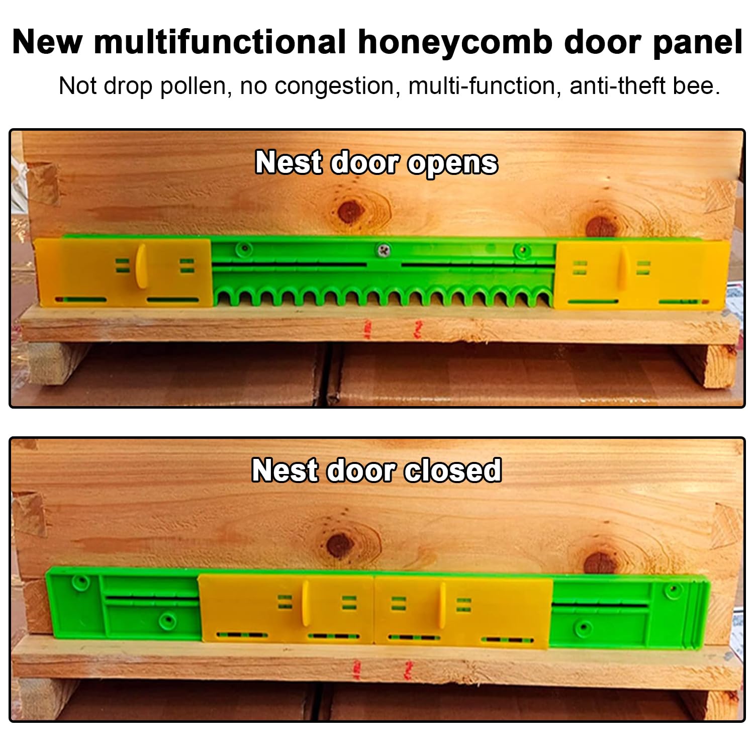 Snapklik.com : 6 Pack Bee Hive Entrance Reducer 10 Frame Adjustable ...