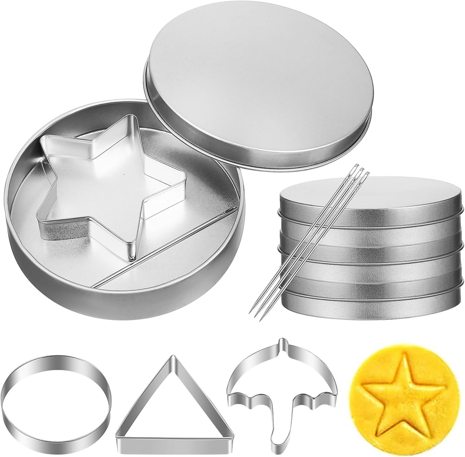 Amazon.com: Korean Sugar Candy Making Tools Sugar Game Kit Cookie ...