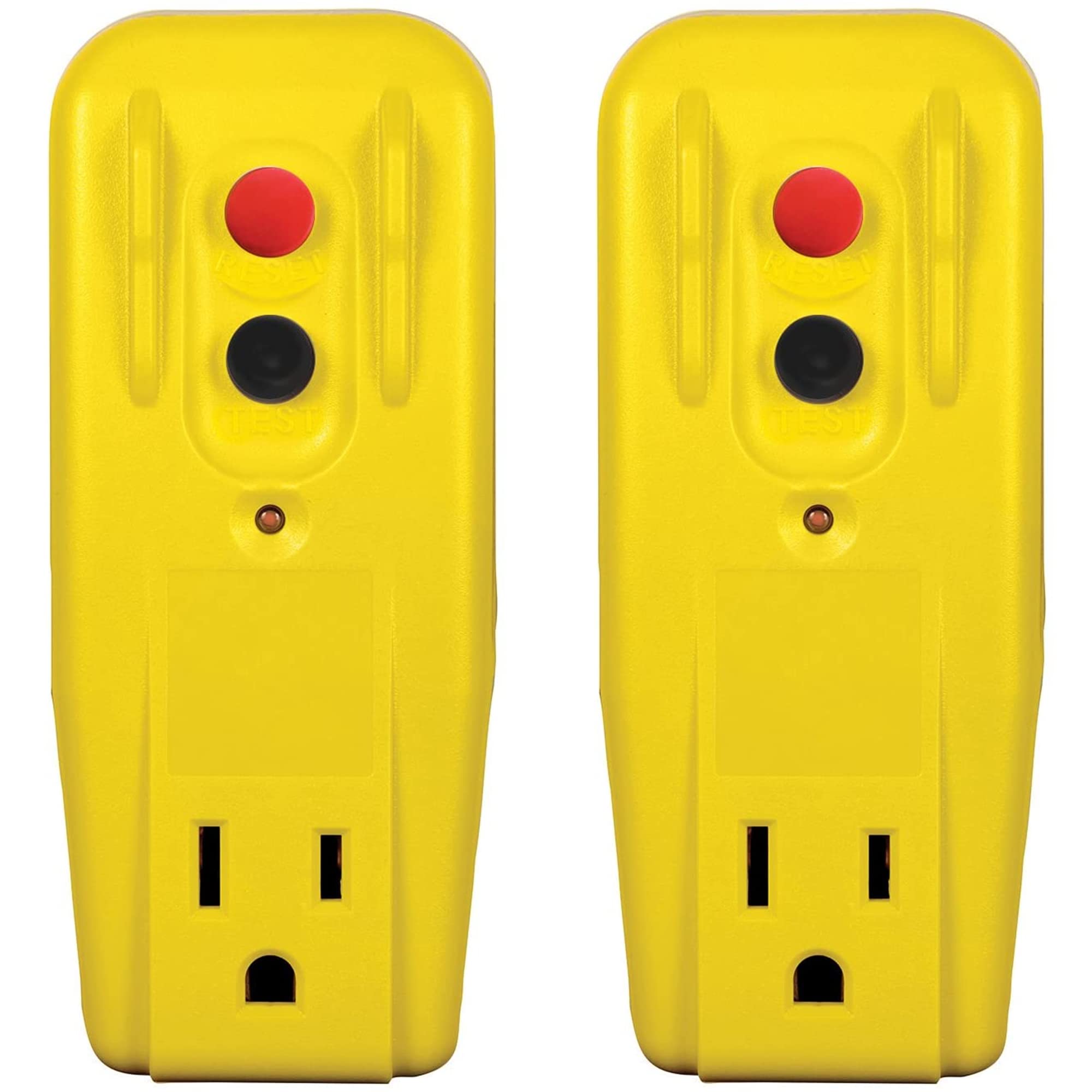 Electriduct Single Outlet GFCI Adapter, 15 Amp Grounded 3-Prong ...