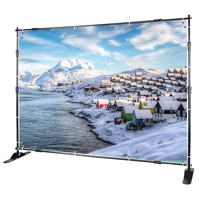 Buy Voilamart 10FT x 8FT Step and Repeat Backdrop Banner Stand ...