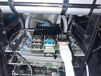 Amazon.com: Geekworm for Raspberry Pi 4 NVME HAT, X876 V1.1 NVME M.2 ...