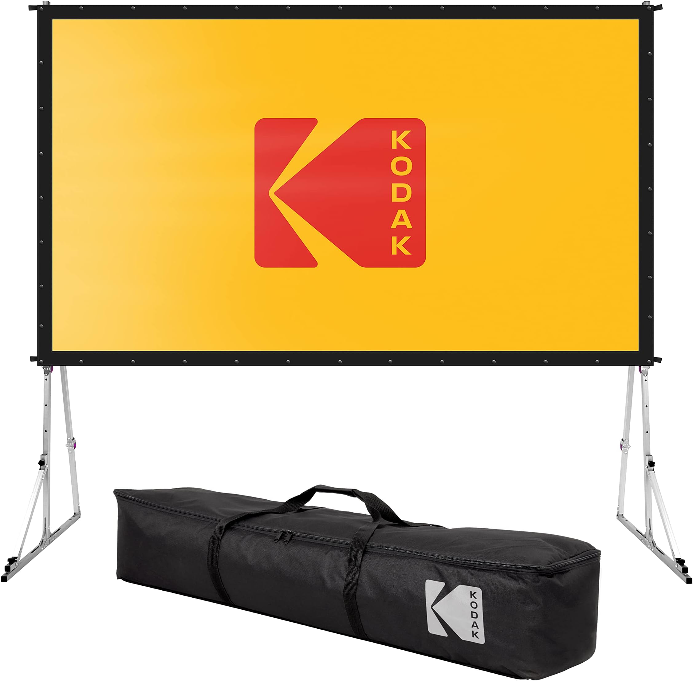 Amazon.com: KODAK 150” Portable Projector Screen W/Stand - Fast Fold ...