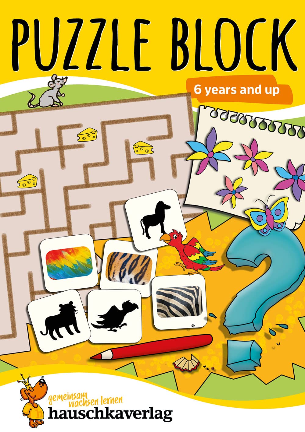 Puzzle Activity Book from 6 Years: Colourful Preschool Activity Books ...