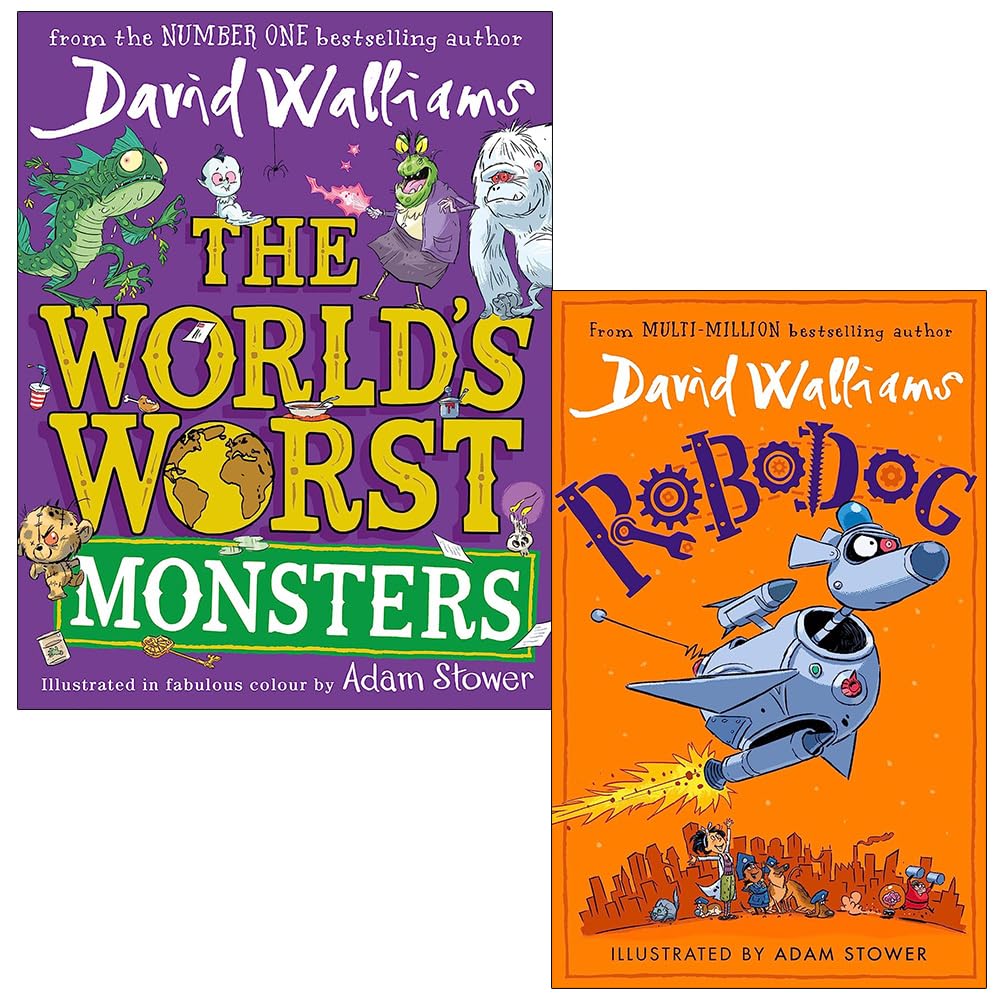 David Walliams Collection 2 Books Set (The World’s Worst Monsters ...
