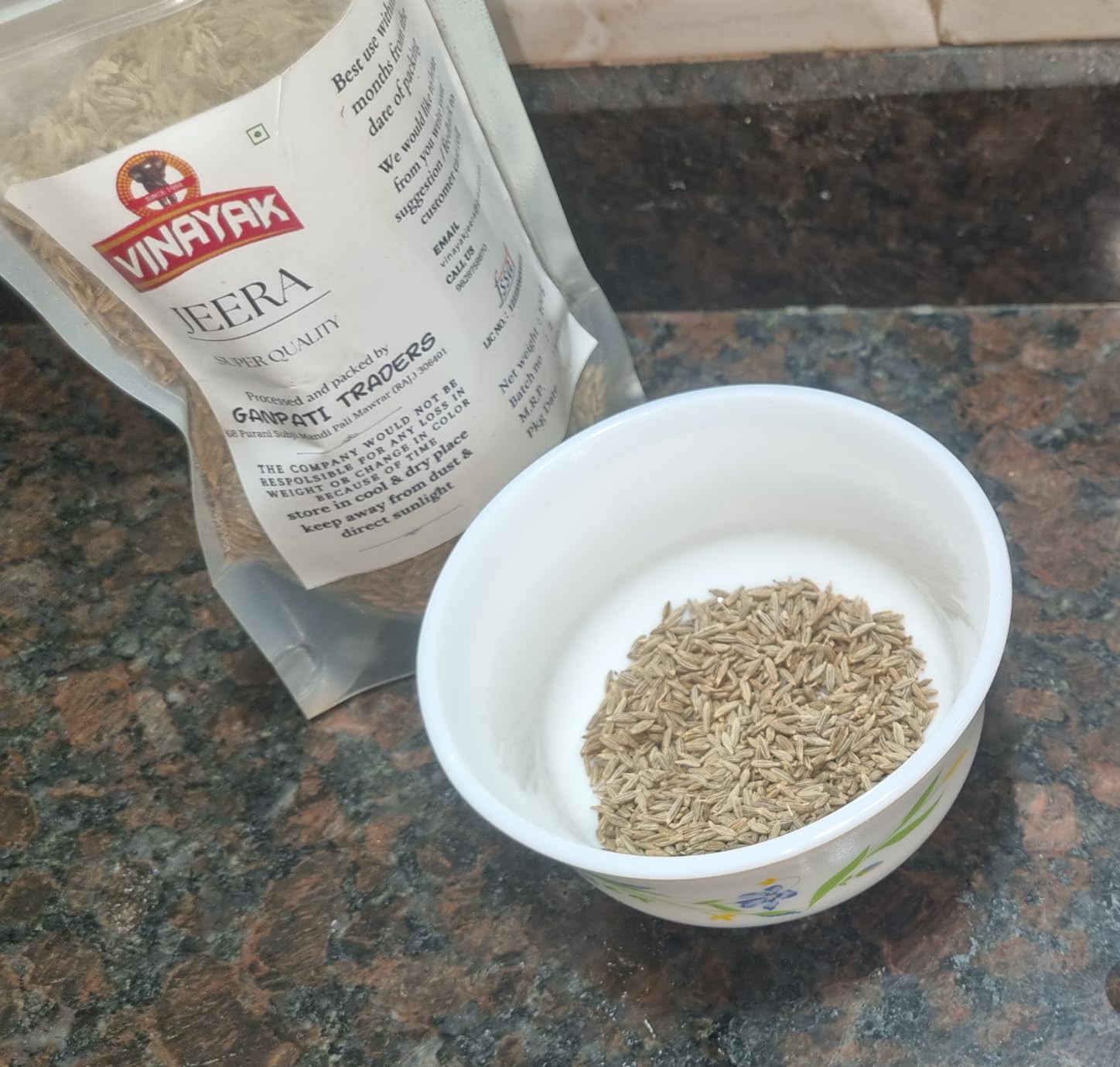 Vinayak Cumin seed/Jeera 100g pouch : Amazon.in: Grocery & Gourmet Foods