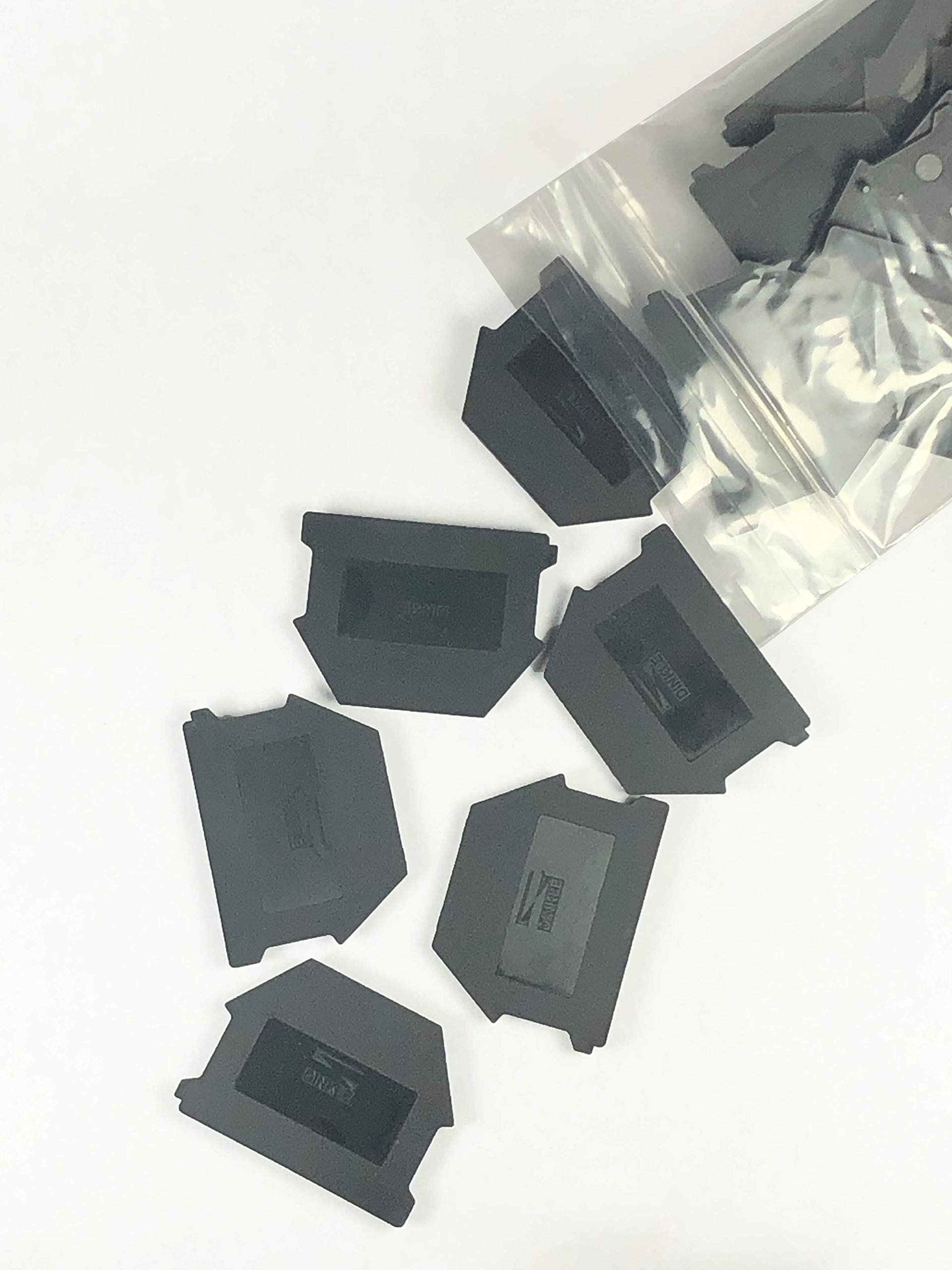 Dinkle DK4NC-BK DIN Rail Terminal Block End Cover for DK2.5N-BK DK4N-BK ...