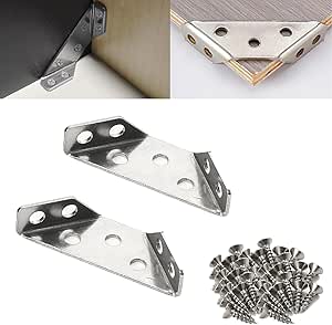Amazon.com: Ernhds Furniture Corner Connector, Universal Stainless ...