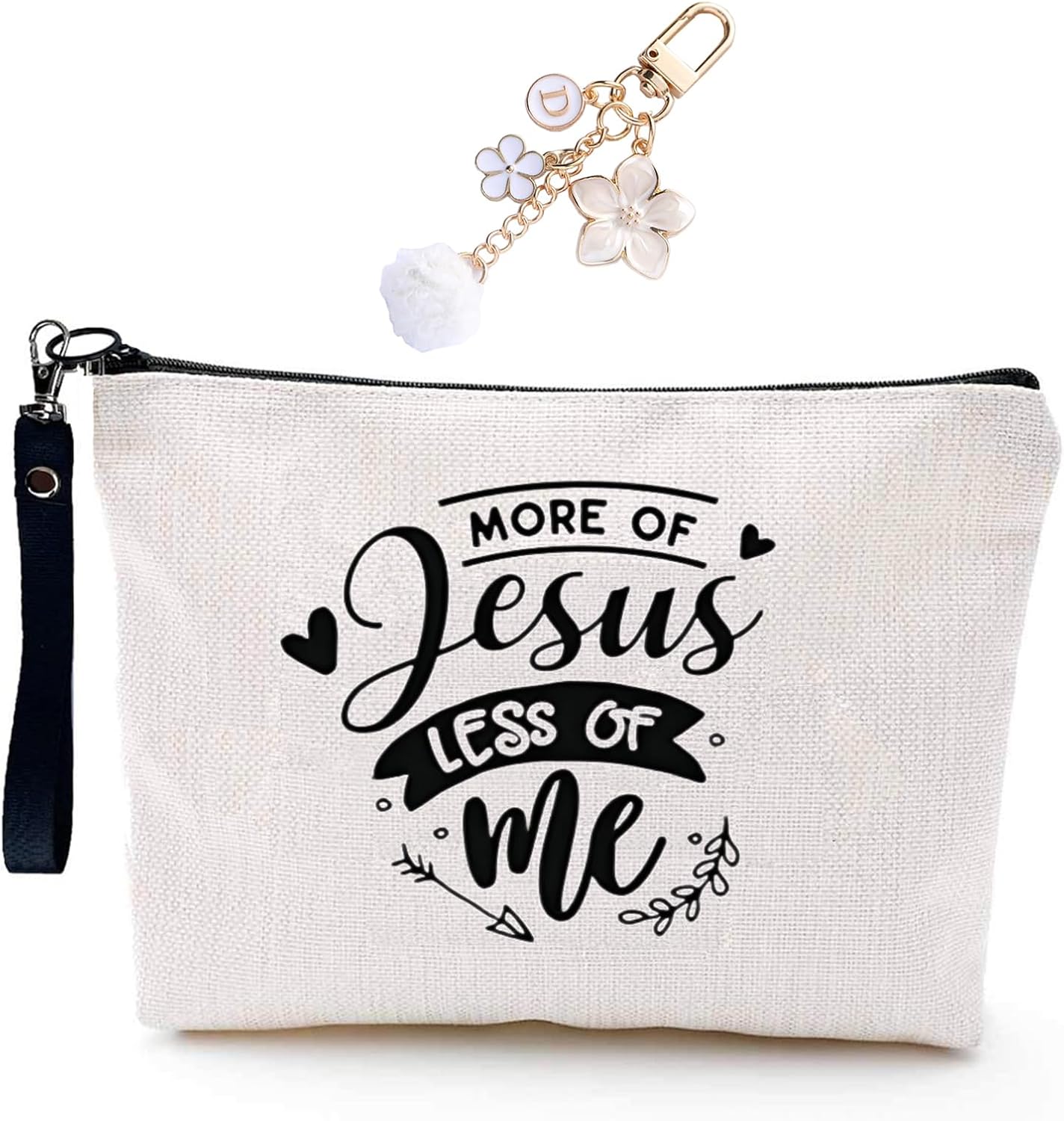 Amazon.com: Finpletai Christian Cosmetic Bags More of Jesus Less of Me ...