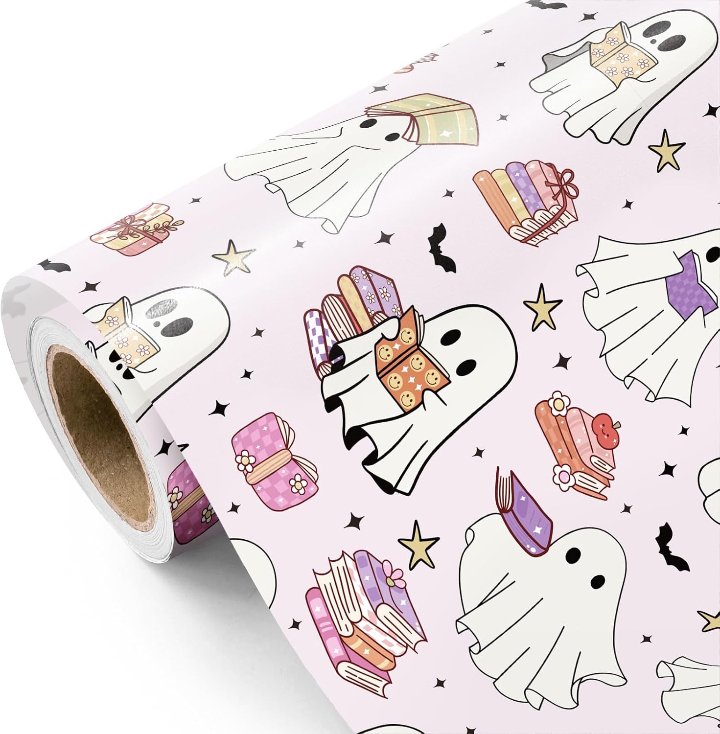 Amazon.com: WRAPAHOLIC Halloween Wrapping Paper - Mini Roll - 17 Inch x ...