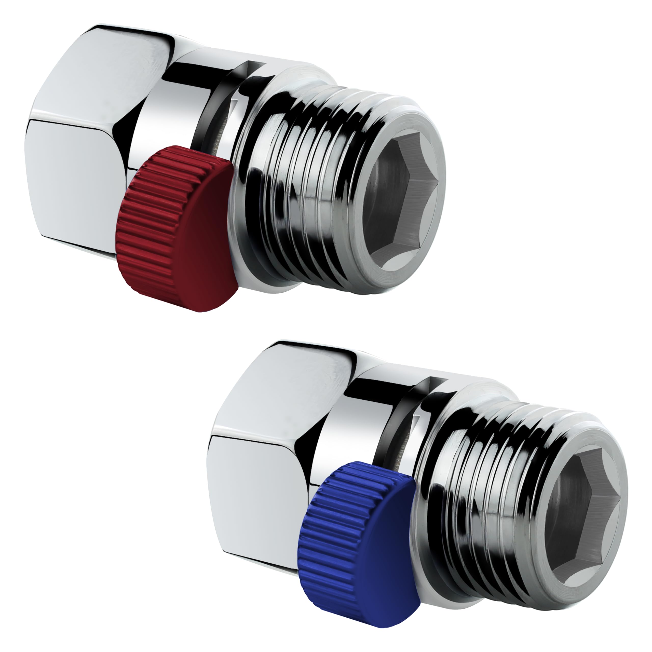 Amazon.com: YOO.MEE 2 Pack Water Flow Control Valve (1/2" Female X Male ...