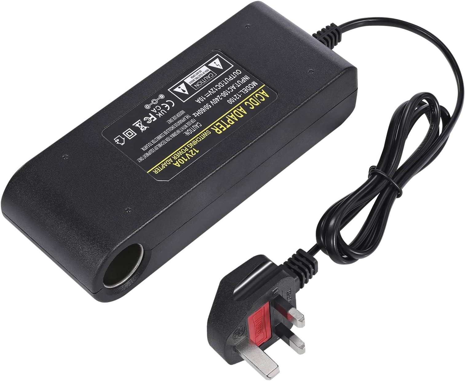 Aistuo 240V to 12V Adapter (10A, 120W) DC Car Charger Power Supply ...