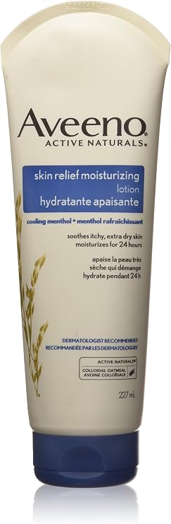 Aveeno Skin Relief Moisturizing Body Lotion With Colloidal Oatmeal ...