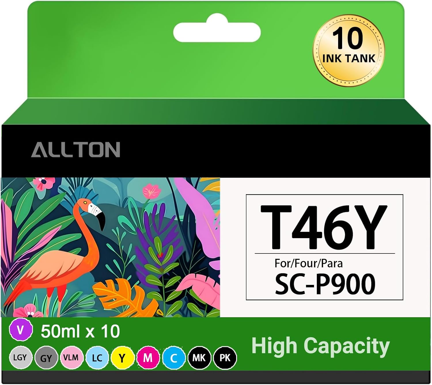 Amazon.com: Allton 10PK T46Y Ink Cartridges Compatible for EPS0N ...