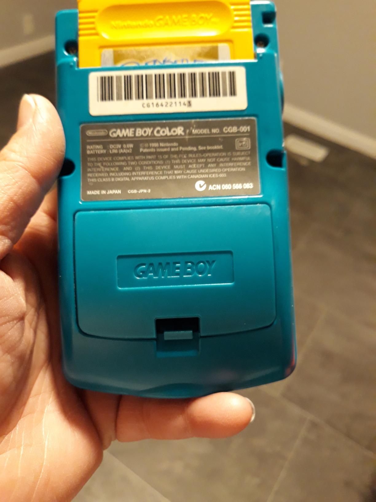 Amazon.com: Games&Tech Teal Blue Battery Cover Lid Door Replacement for ...