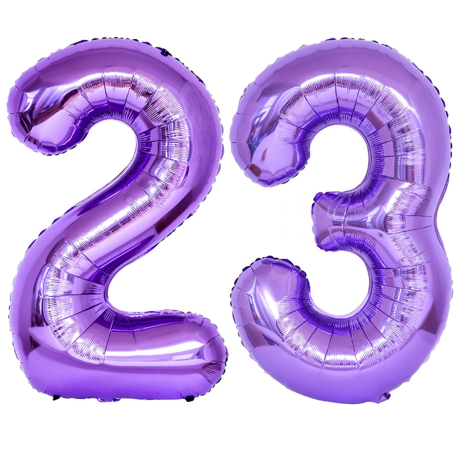 Amazon.com: Number 23 Purple Balloons 40 Inch Giant Purple 23 32 Number ...