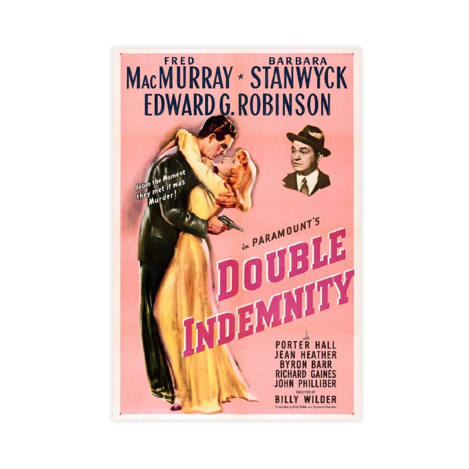 Double Indemnity Movie Poster