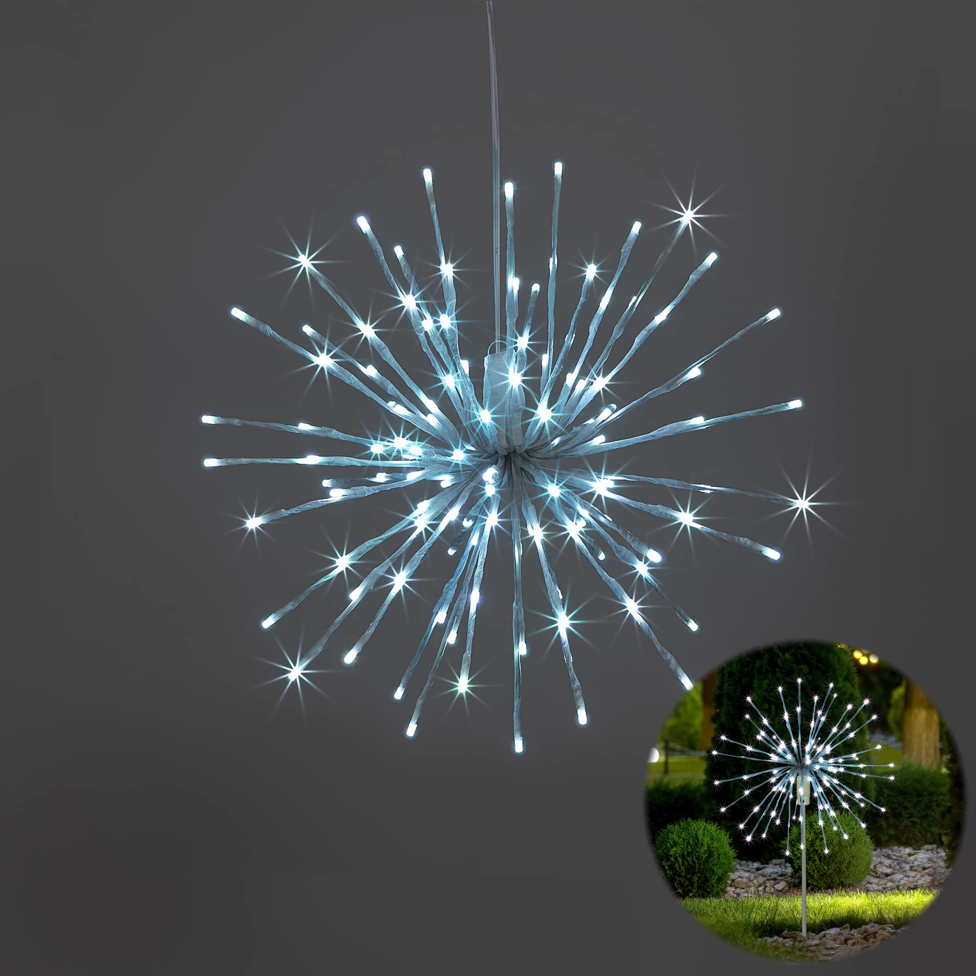 Amazon.com: LIGHTSHARE 18" Starburst Light Lighted Ball 120 LED ...