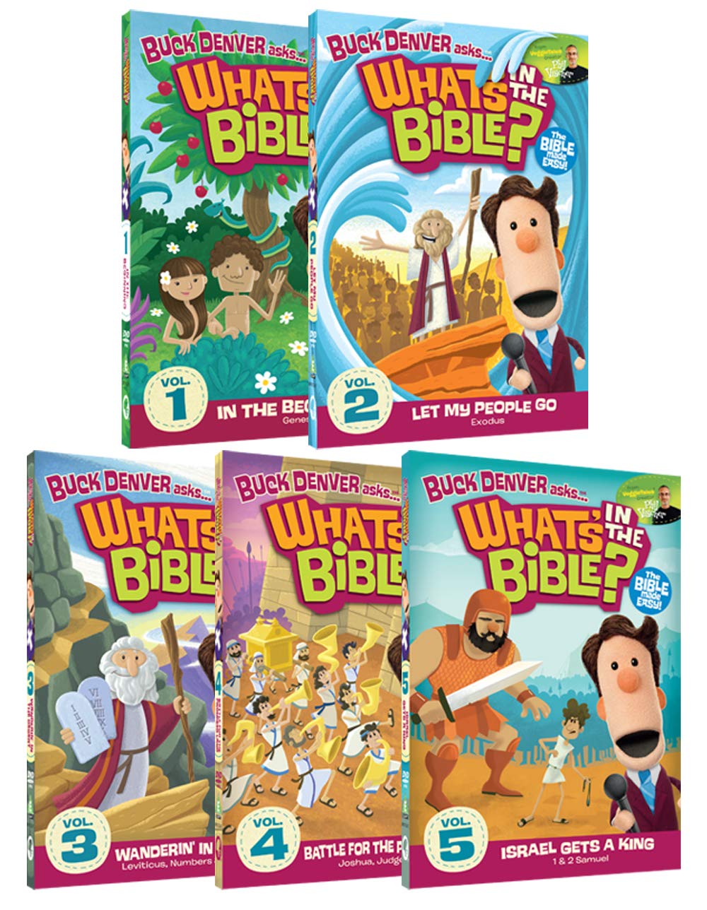 Amazon.com: Buck Denver Asks...What's in the Bible? Volumes 1-5 : Phil ...