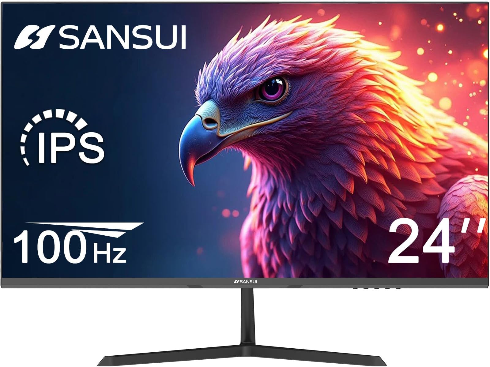Amazon.com: AOC 24B2H2 24” Frameless IPS Monitor, FHD 1920x1080, 100Hz ...