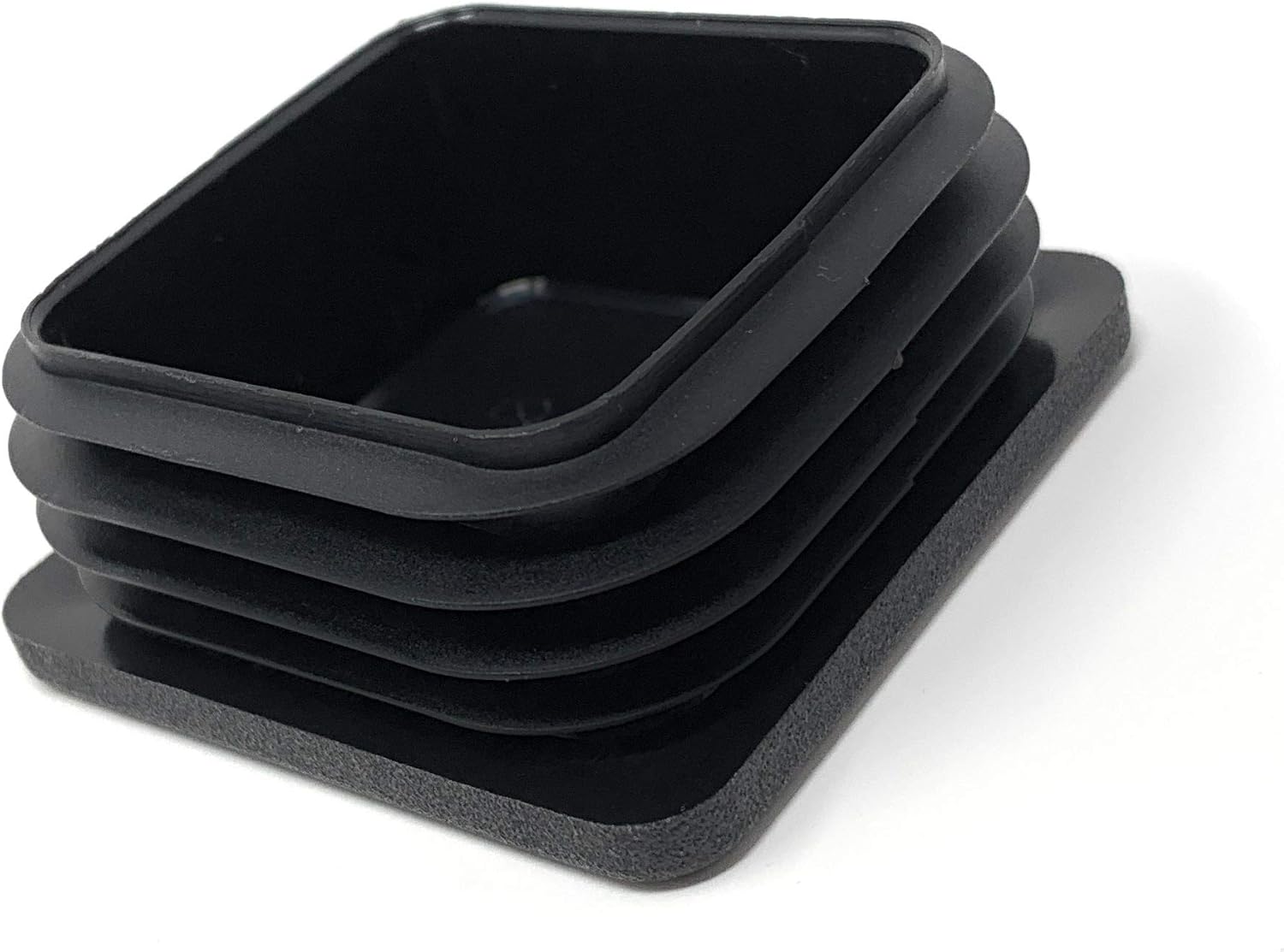 10x Square Pipe Plugs Lamellar Plugs 30 x 30 mm with Slats for Internal ...