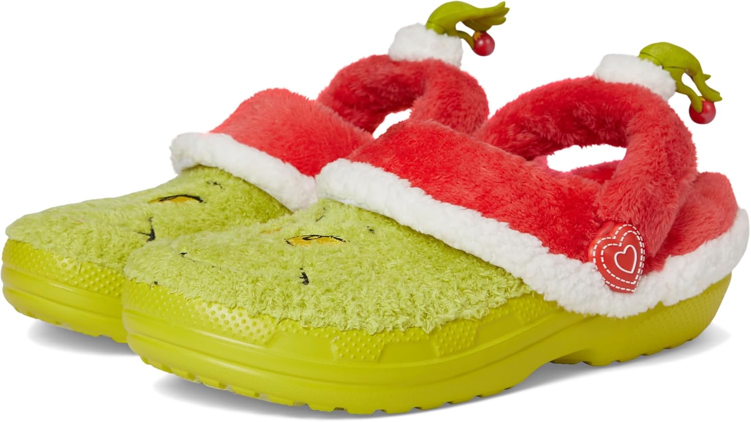 Amazon.com | Crocs Unisex The Grinch Classic Lined Clog The Grinch Men ...