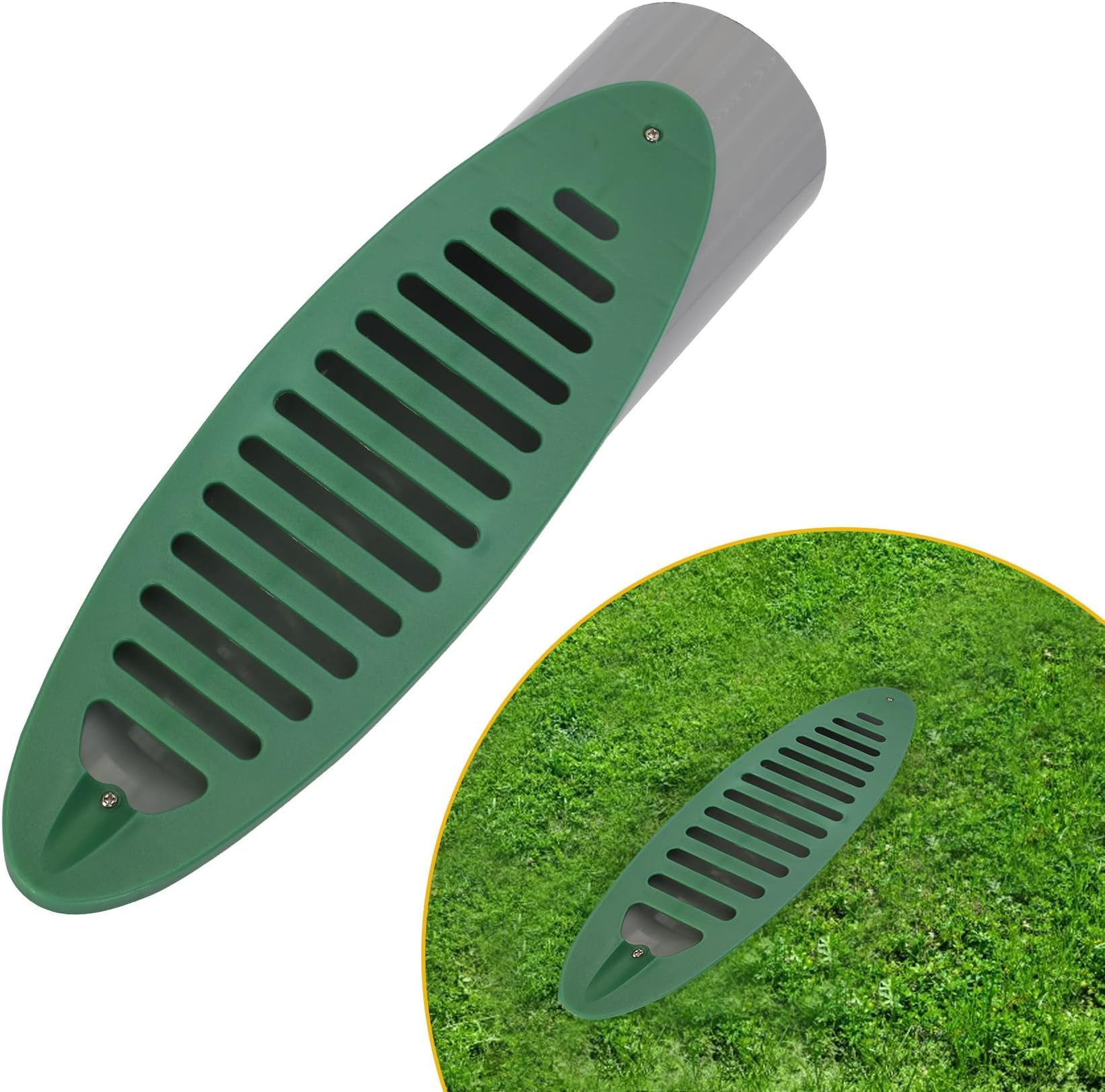Amazon.com : 4 Inch Green Angled Yard Drain Drainage Emitter,Yard ...