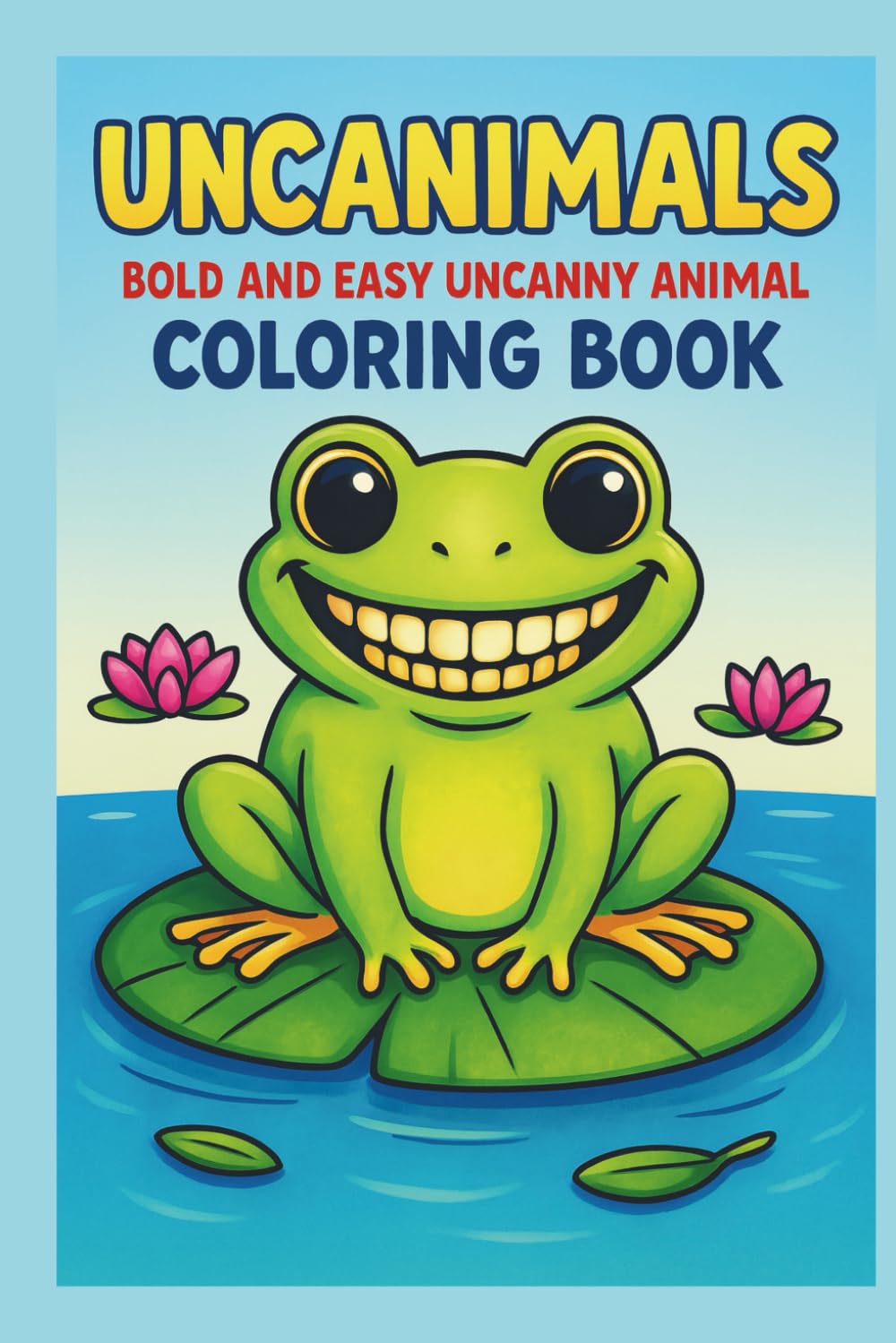 Amazon.com: Uncanimals: Bold and Easy Uncanny Animal Coloring Book ...