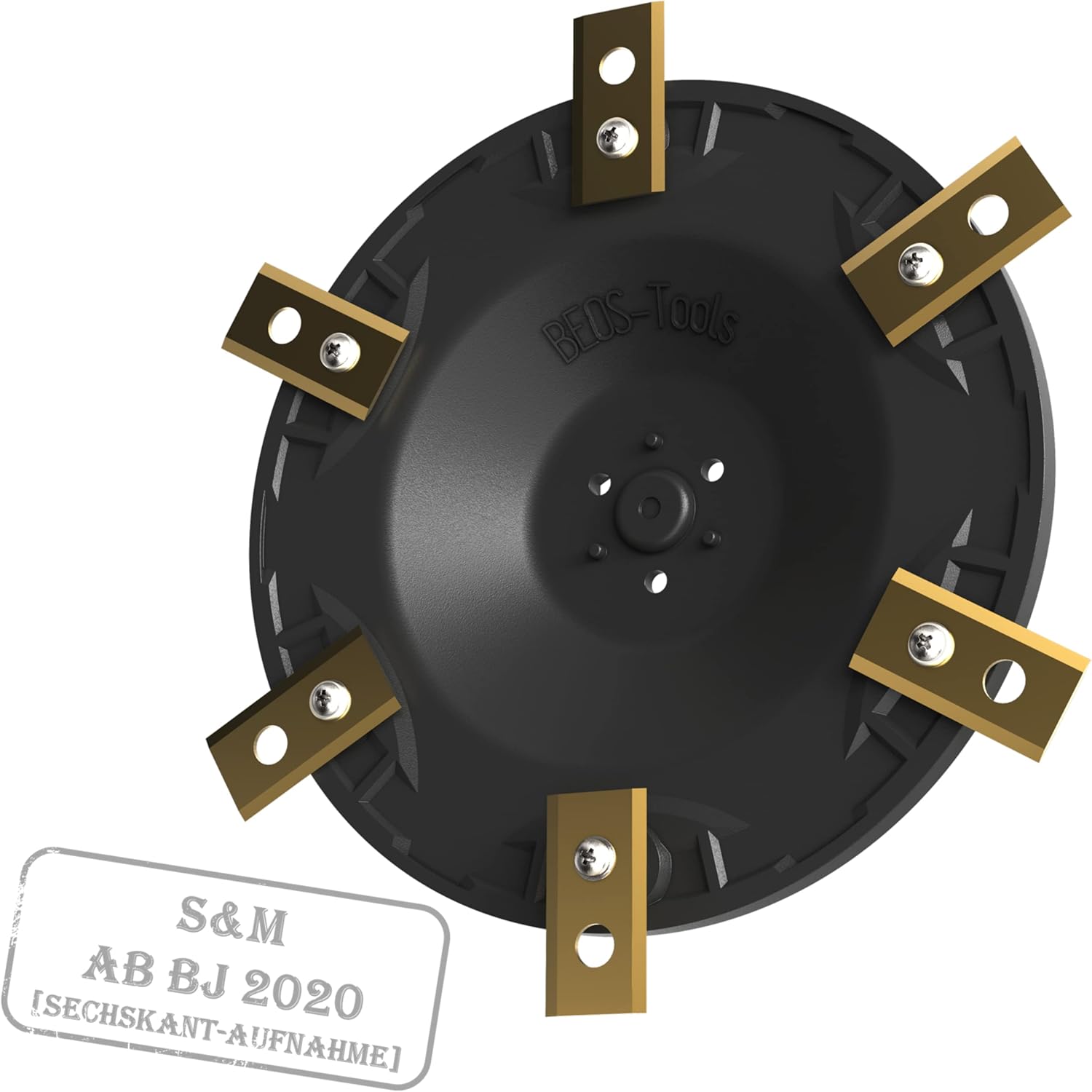 BEOS® Premium Robotic Lawnmower Tuning Blade Plate for 6 x Blades ...