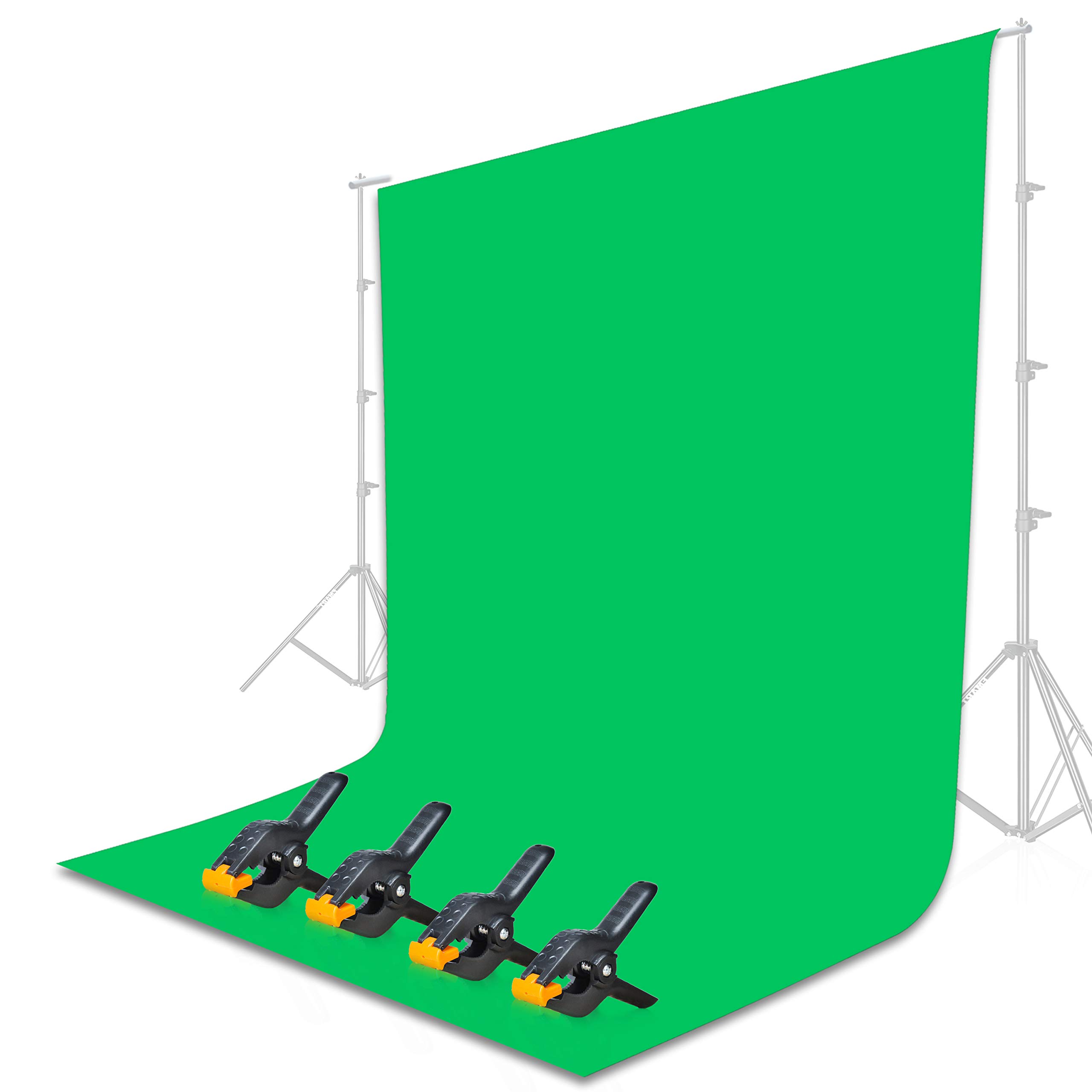 Buy EMART 9 x 15 ft Photography Green Screen Backdrop, Portable ...