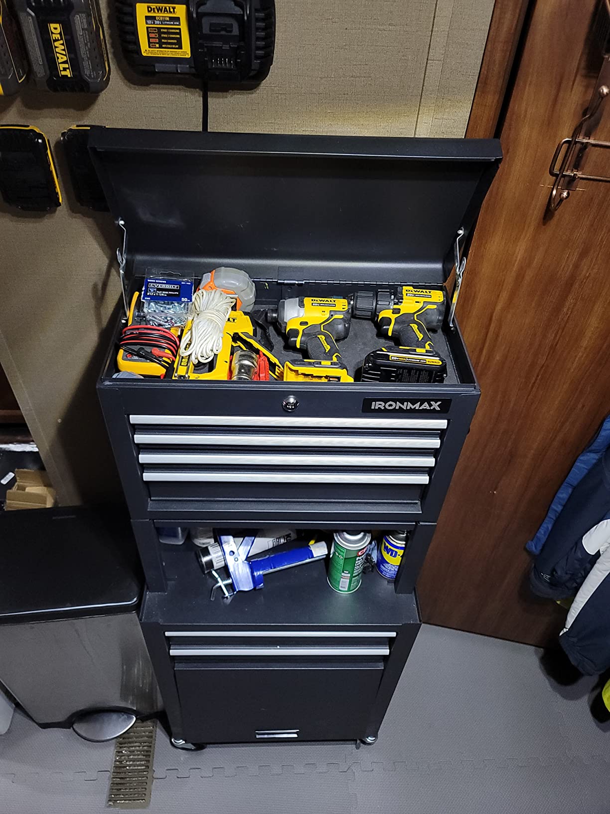 $45/mo - Finance Goplus 6-Drawer Rolling Tool Chest w/Riser, 3 in 1 ...