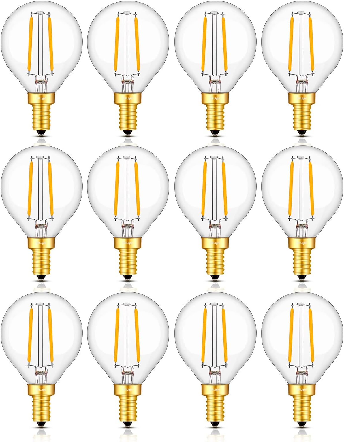 Philips 25W G16.5 Dimmable LED Light Bulb with Warm Glow Dimming Effect ...