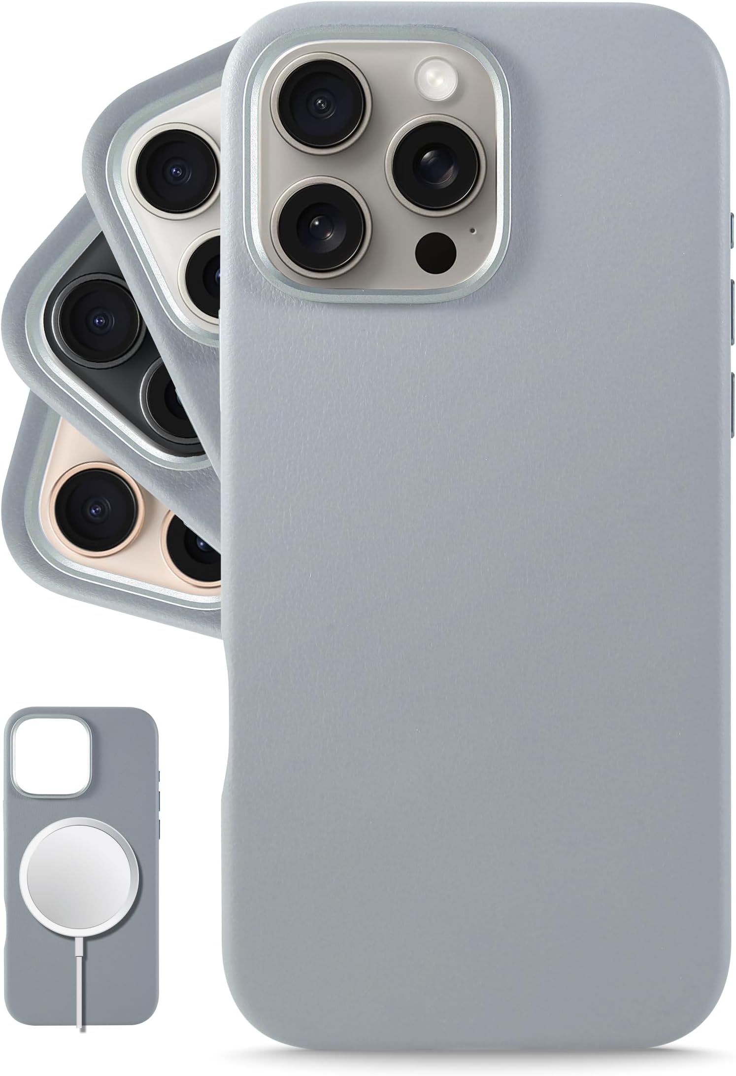 Amazon.com: elago Magnetic Leather Case Compatible with iPhone 16 Pro ...